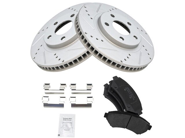 TRQ 39MP71T Front Brake Pad and Rotor Kit Fits 2000-2005 Chevy Monte ...