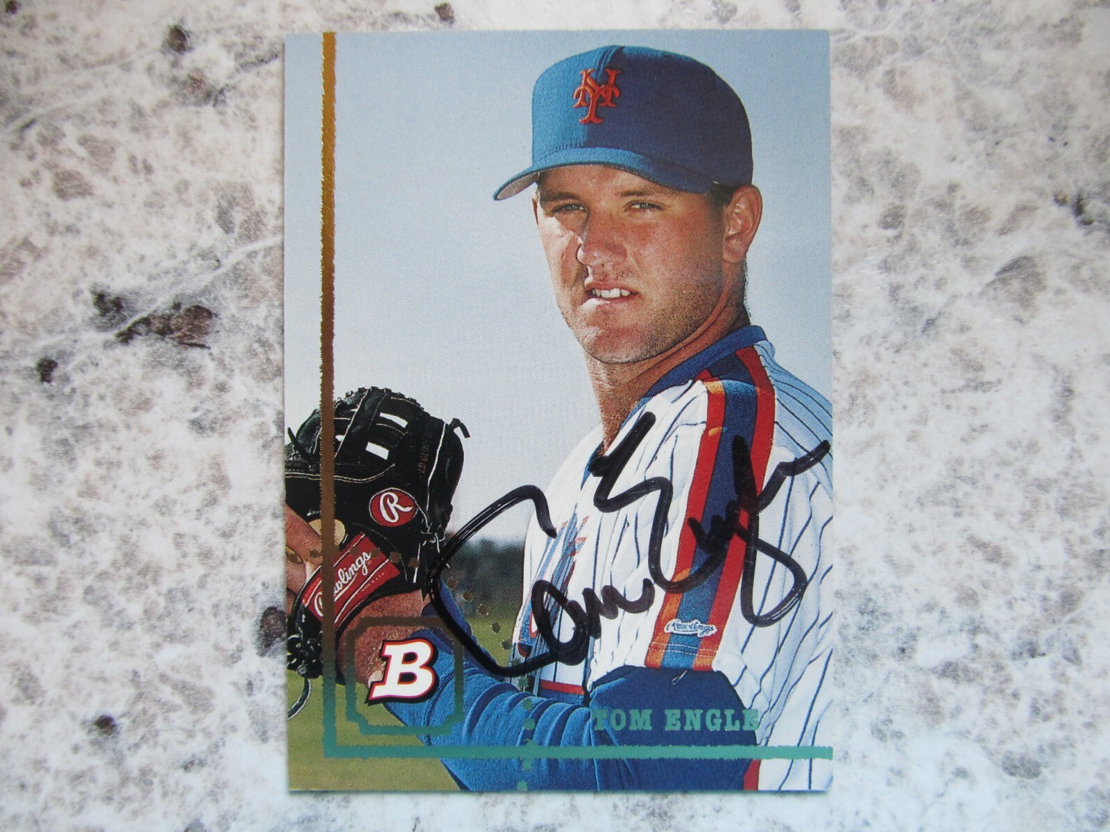 Mets Tom Engle Signed Autographed 1994 Bowman Mint | eBay