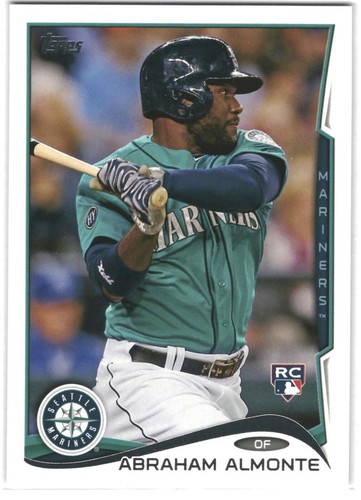 2014 Topps Baseball Abraham Almonte Rookie Seattle Mariners #256 | eBay