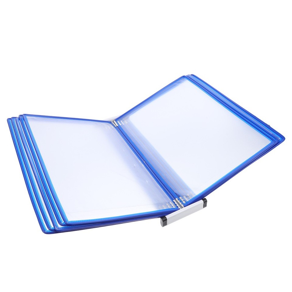 Wall File Holder: 10 Page A4 Folder Holder - Wall-Mounted Document ...