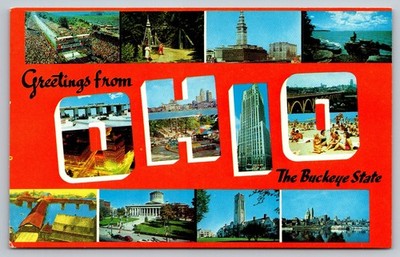 Postcard Ohio Large Letter Greetings 57Y | eBay