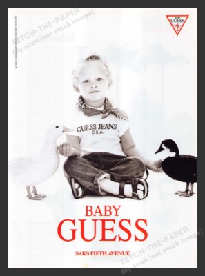 Baby Guess Clothing Geese 1990s Print Advertisement Ad 1994 | eBay