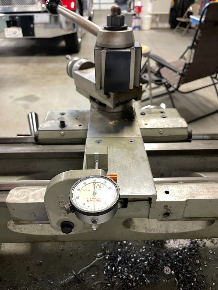 Clausing 5900 Metal Lathe, Cross Slide Dial Indicator Holder (3d ...