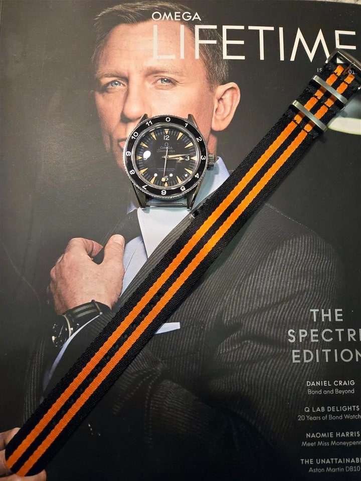 Ω OMEGA Seamaster James Bond 007 RAF Premium Ballistic Military watch ...