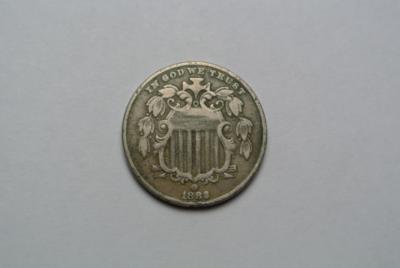 1882 Shield Nickel, VF Condition - C7414 | eBay