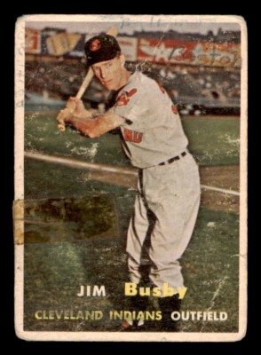 1957 Topps Baseball #309 Jim Busby PR *f1 | eBay