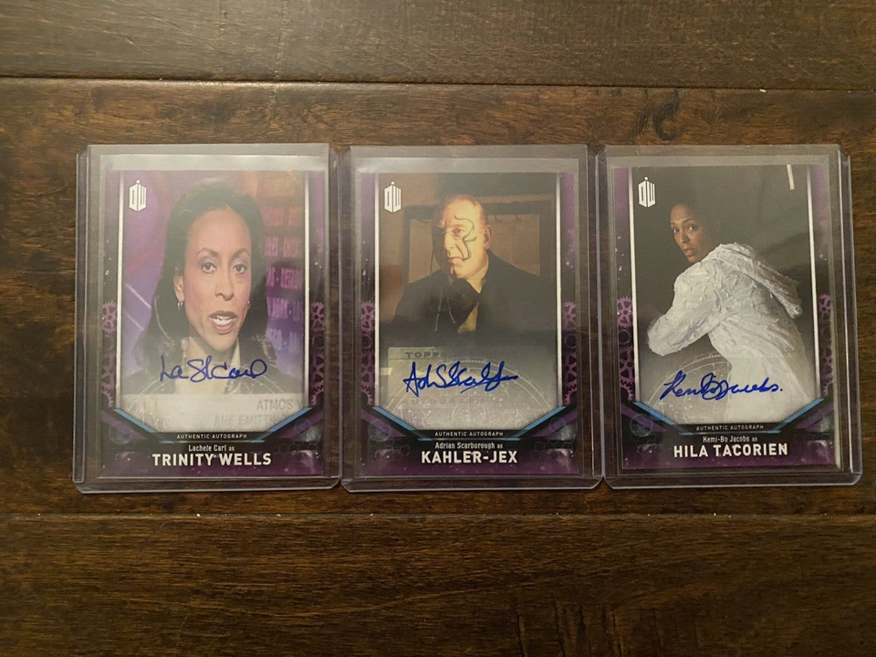 2018 Topps Doctor Who Signature Series Autograph Lot (10 cards) | eBay