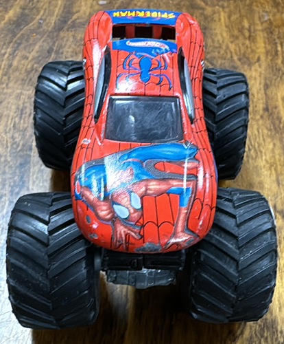 Marvel Hot Wheels Spider-Man Monster Jam Truck 2001 Small Hub Mega ...