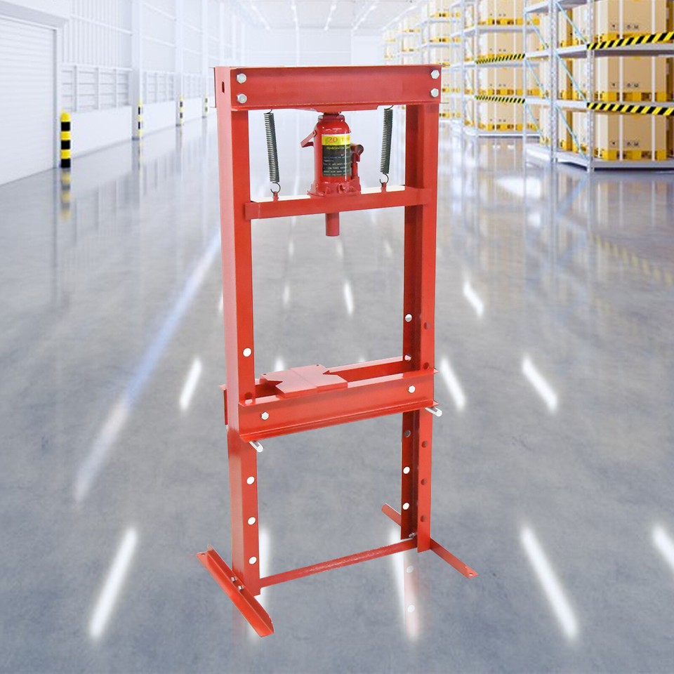 20 Ton Heavy-Duty Hydraulic Bench Press Machine Workshop Garage Bearing ...