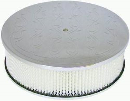 RPC R6934X Polished Aluminum 14" X 4" Round Air Cleaner Set | eBay