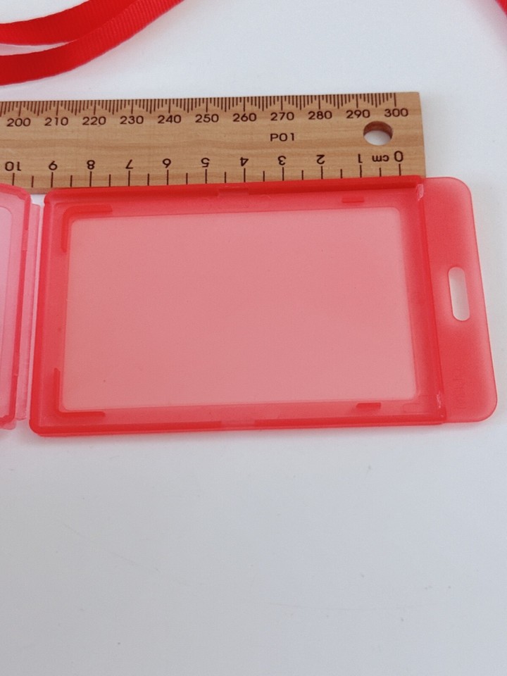 Name Badge Swipe Work Pastel Opal Card Holder Security ID Pull Tag ...