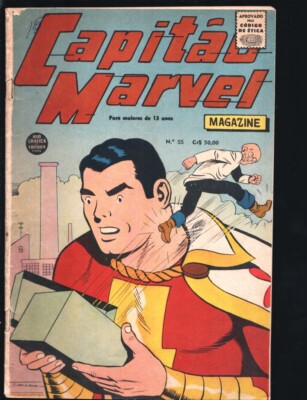 Capitao Marvel #55 1940's-Captain Marvel-Plastic Man-Captain Marvel Jr ...
