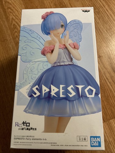 RE:ZERO REM Fairy Elements Anime Figure BANDAI Factory Sealed Authentic ...