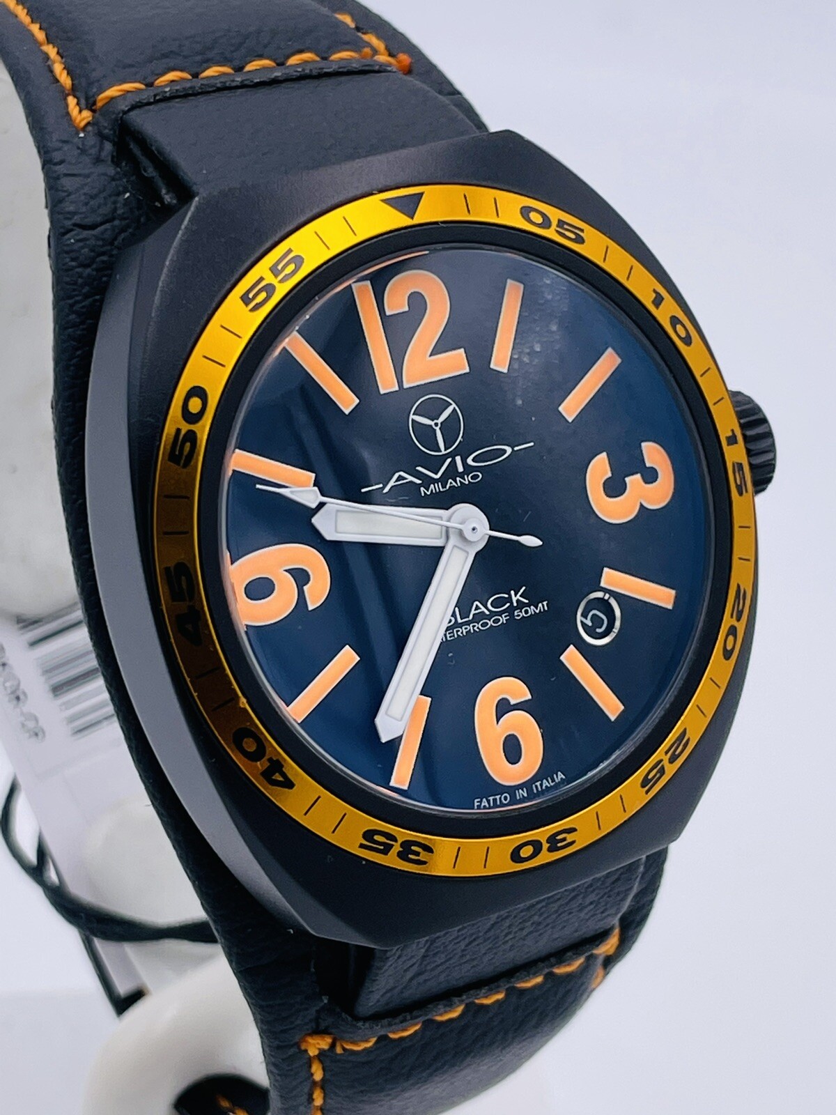 Avio Milano Aluminum Watch Made in Italy 6348KO/312 40mm Very ...