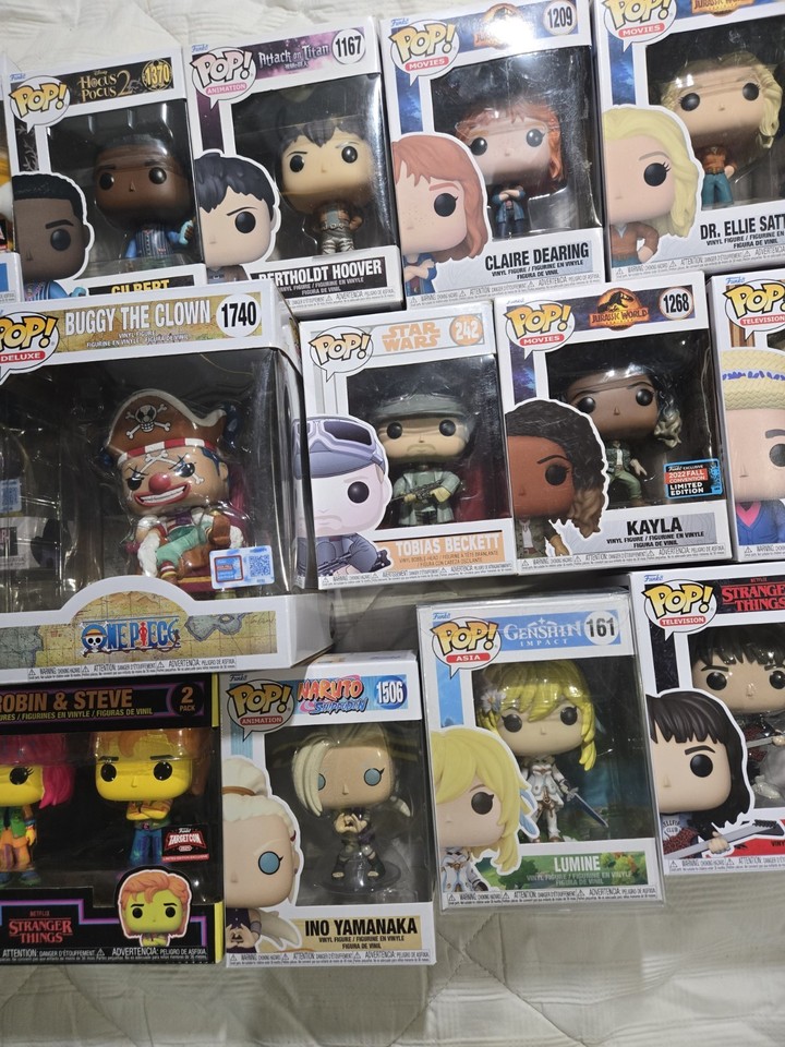 Funko Pop Lot Of 21 Movies/tv/anime /gaming Characters | eBay