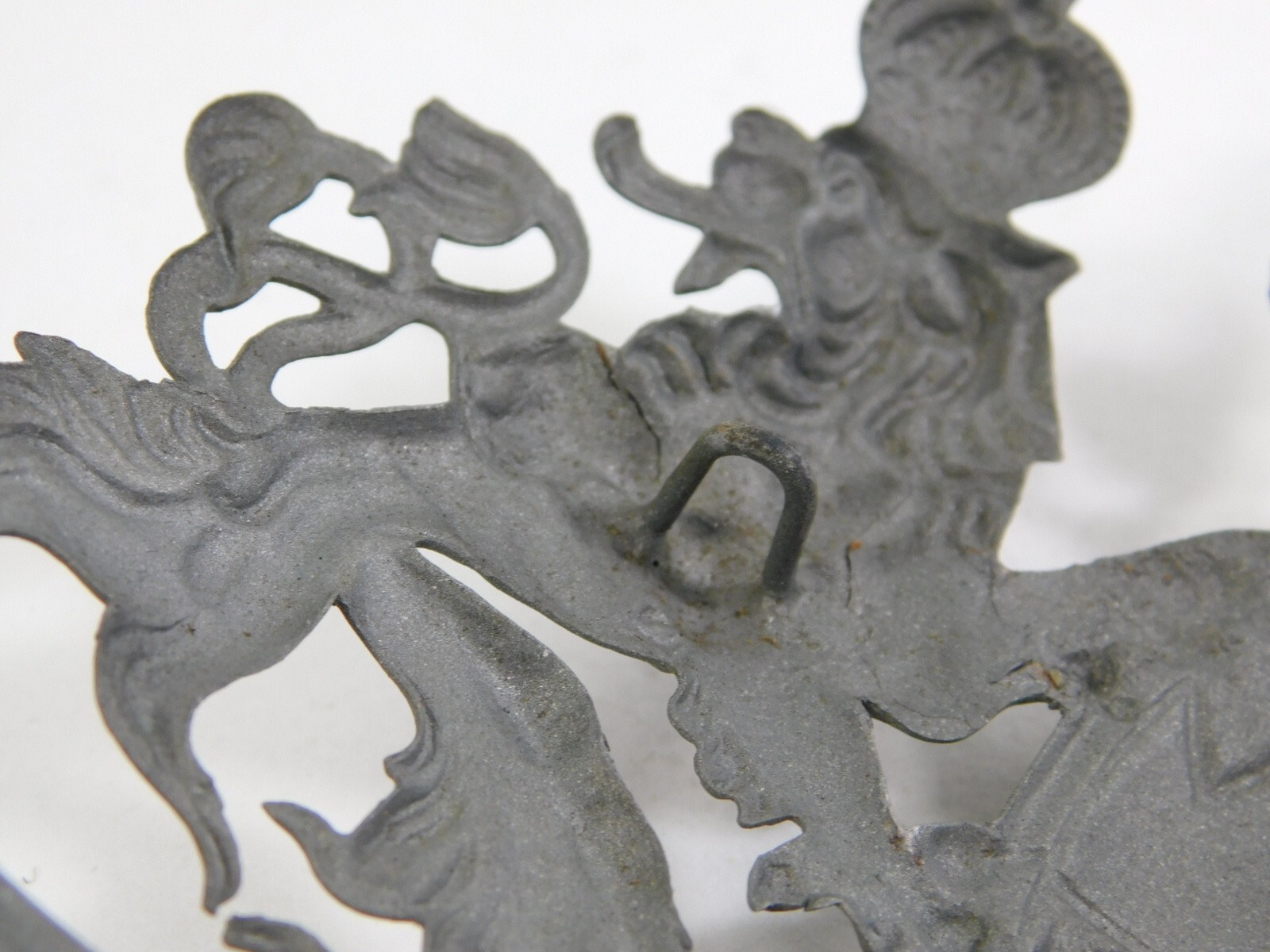 WW1 German M15 spike helmet plate, Bavarian Dragoon EM, 100% original ...