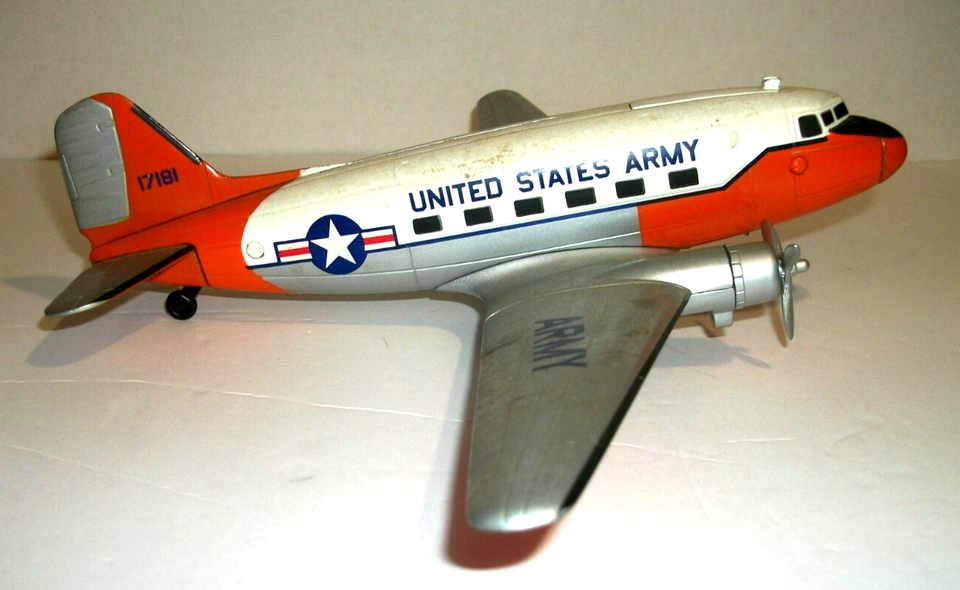 United States army DC-3 Douglas Metal Plane Liberty Classics HTF | eBay