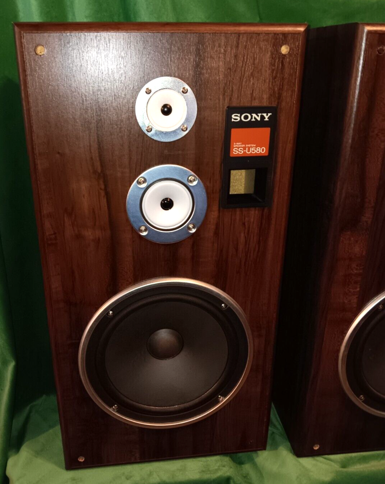Pair Of SONY SS-U580 Vintage 10" 3-Way Speakers Tested . | eBay