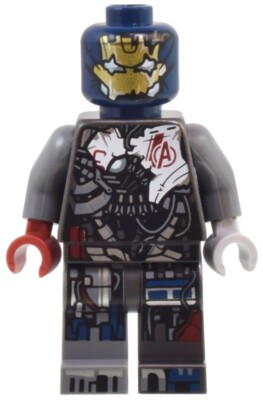 Lego Ultron MK1 76269 Dark Blue Head Avengers Super Heroes Minifigure ...