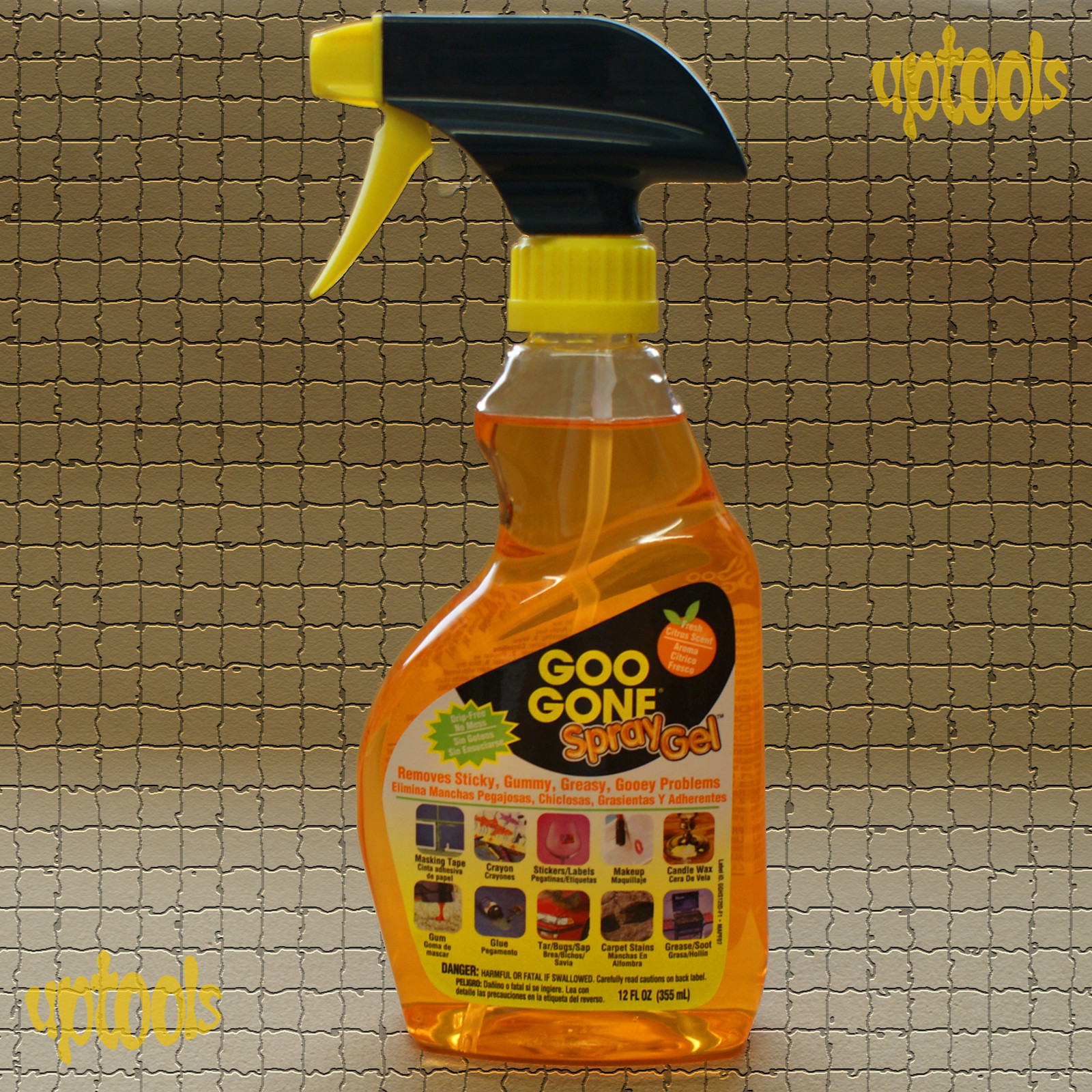 Goo Gone Spray Gel 12oz 355ml - Sticky Stuff Remover Removes Label ...