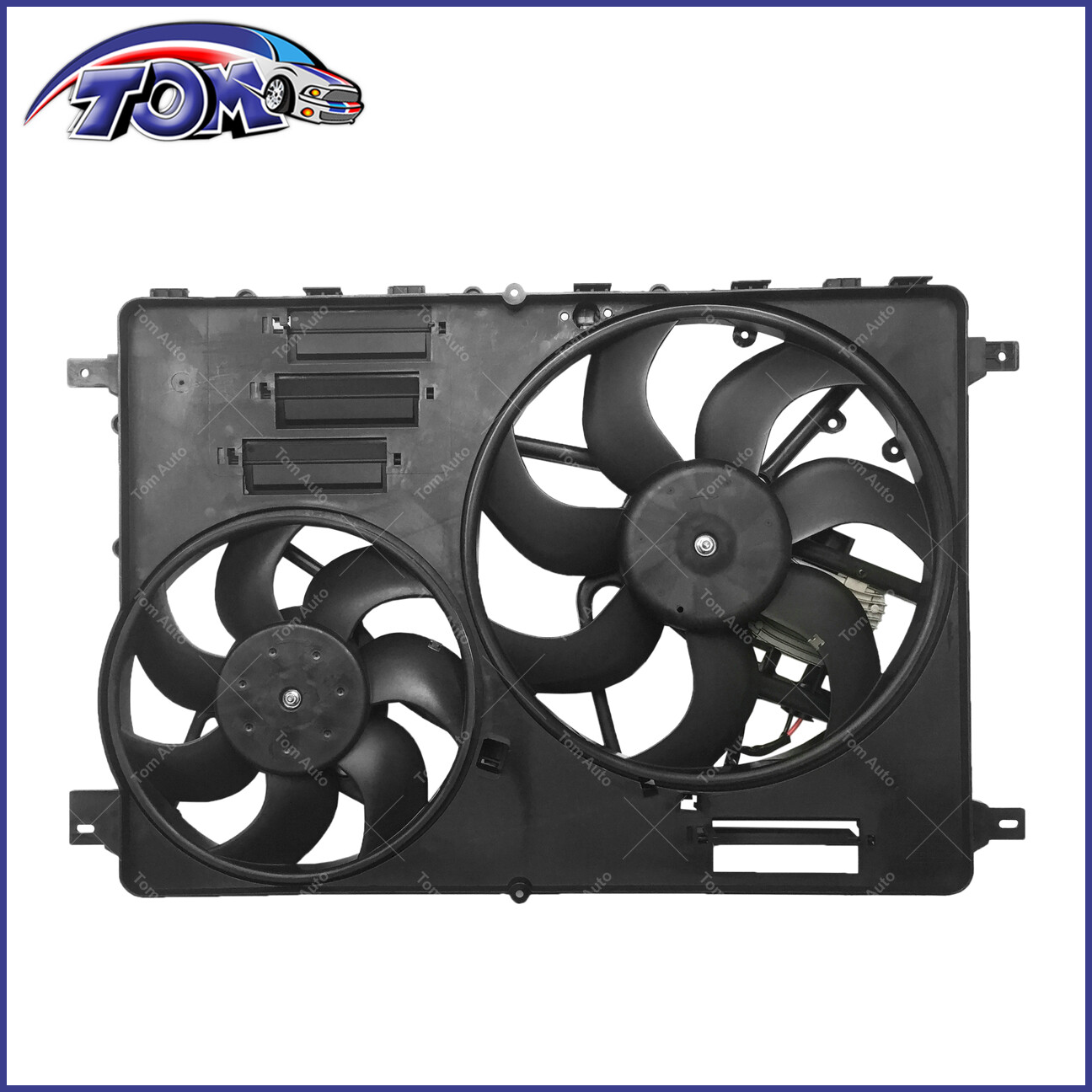 New Dual Radiator Fan Assembly For Land Rover Discovery Sport LR2 Range ...
