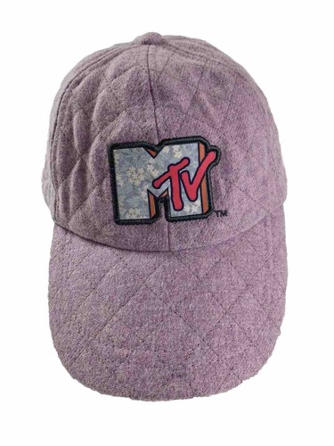 MTV Music Television Strapback Hat Baseball Cap Adjustable Purple | eBay