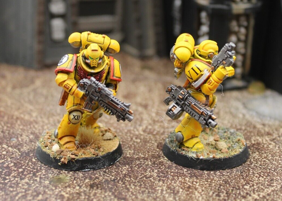 5x Imperial Fists Intercessors, Studio Painted, ID#1650 | eBay