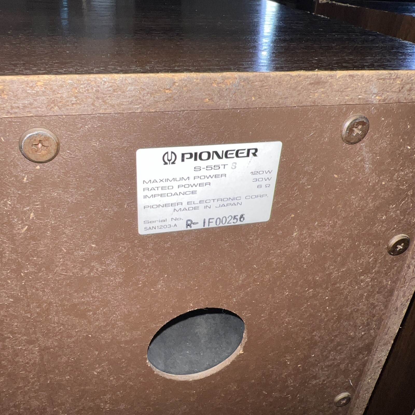 pioneer s-55t Vintage Speakers No Floor Stands Made In Japan Audiophile ...