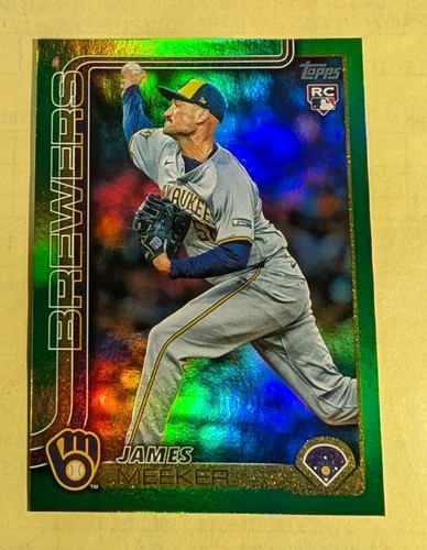 2025 Topps Update Series— James Meeker #US326 Green Foil /99 | eBay