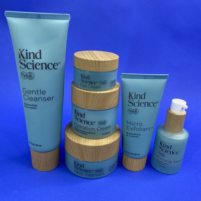 Kind Science Skin Care Set Gentle Cleanser Eye Cream Firming Serum ...