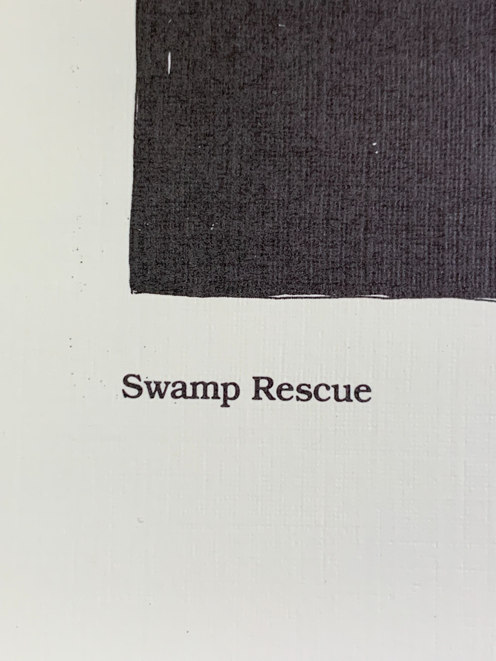 WILL EISNER "Swamp Rescue" print National Cartoonist Society ©1980 | eBay