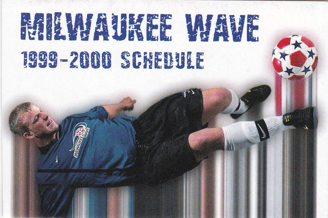 1999-00 MILWAUKEE WAVE SOCCER POCKET SCHEDULE | eBay