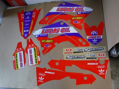 POLISPORT HONDA RESTYLE GRAPHICS 2002-2008 CR125 CR125R CR250 CR250R ...
