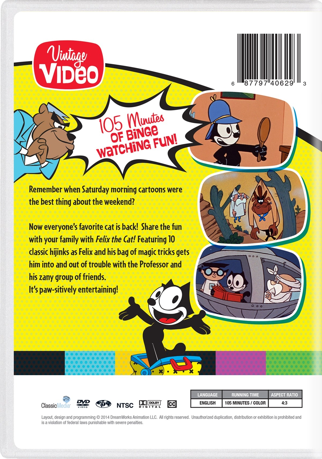 Felix the Cat Mischief and Mayhem DVD Jack Mercer NEW - La Paz County Sheriff's Office ...