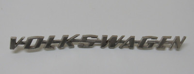Vintage Original 1970's Volkswagen Script Emblem Chrome Badge Part ...