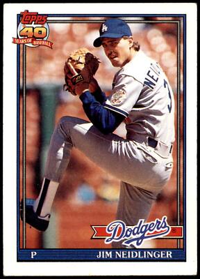 Jim Neidlinger #39 1991 Topps | eBay