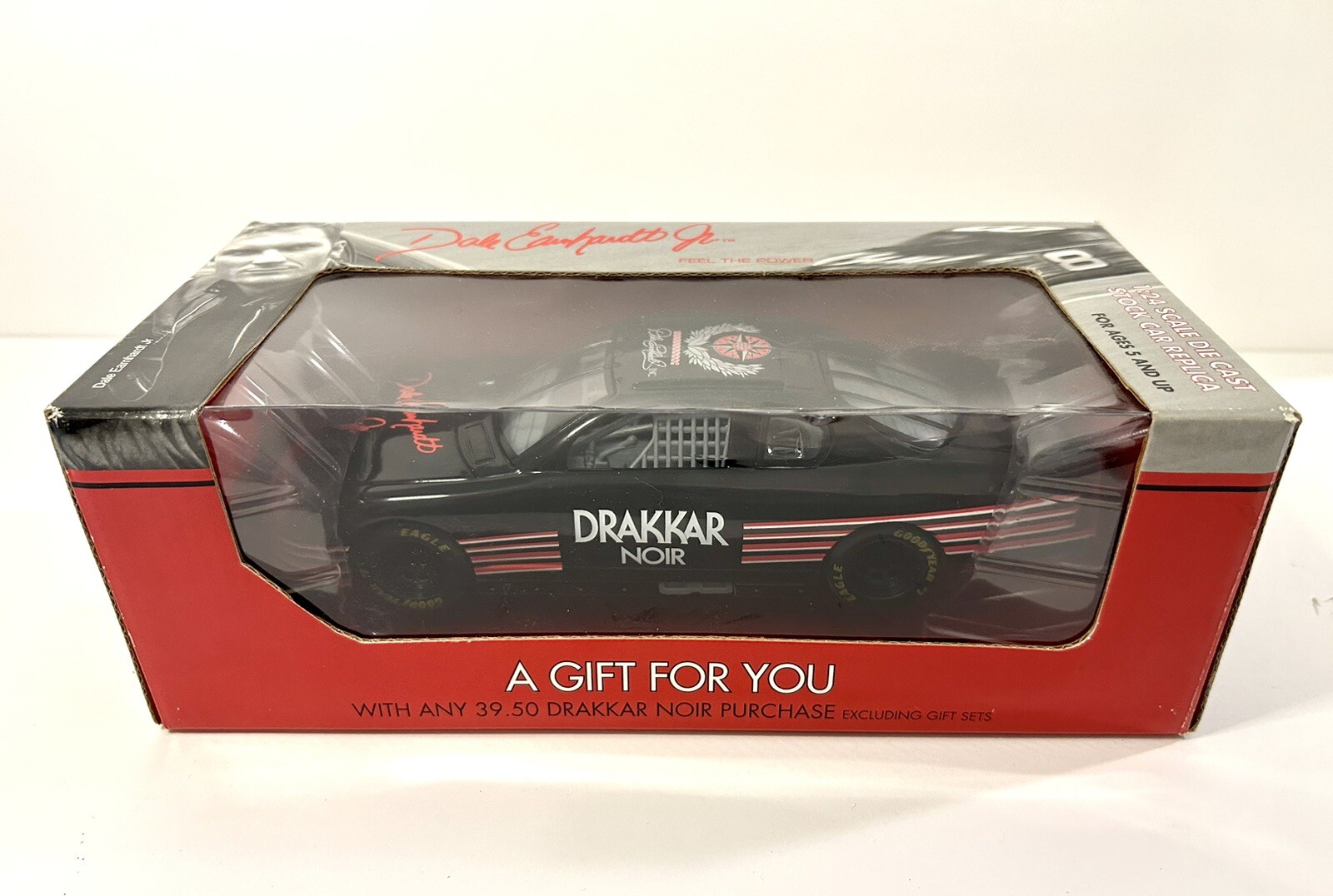 DALE EARNHARDT JR #8 NASCAR DRAKKAR NOIR 1:24 SCALE DIE-CAST RACE CAR ...