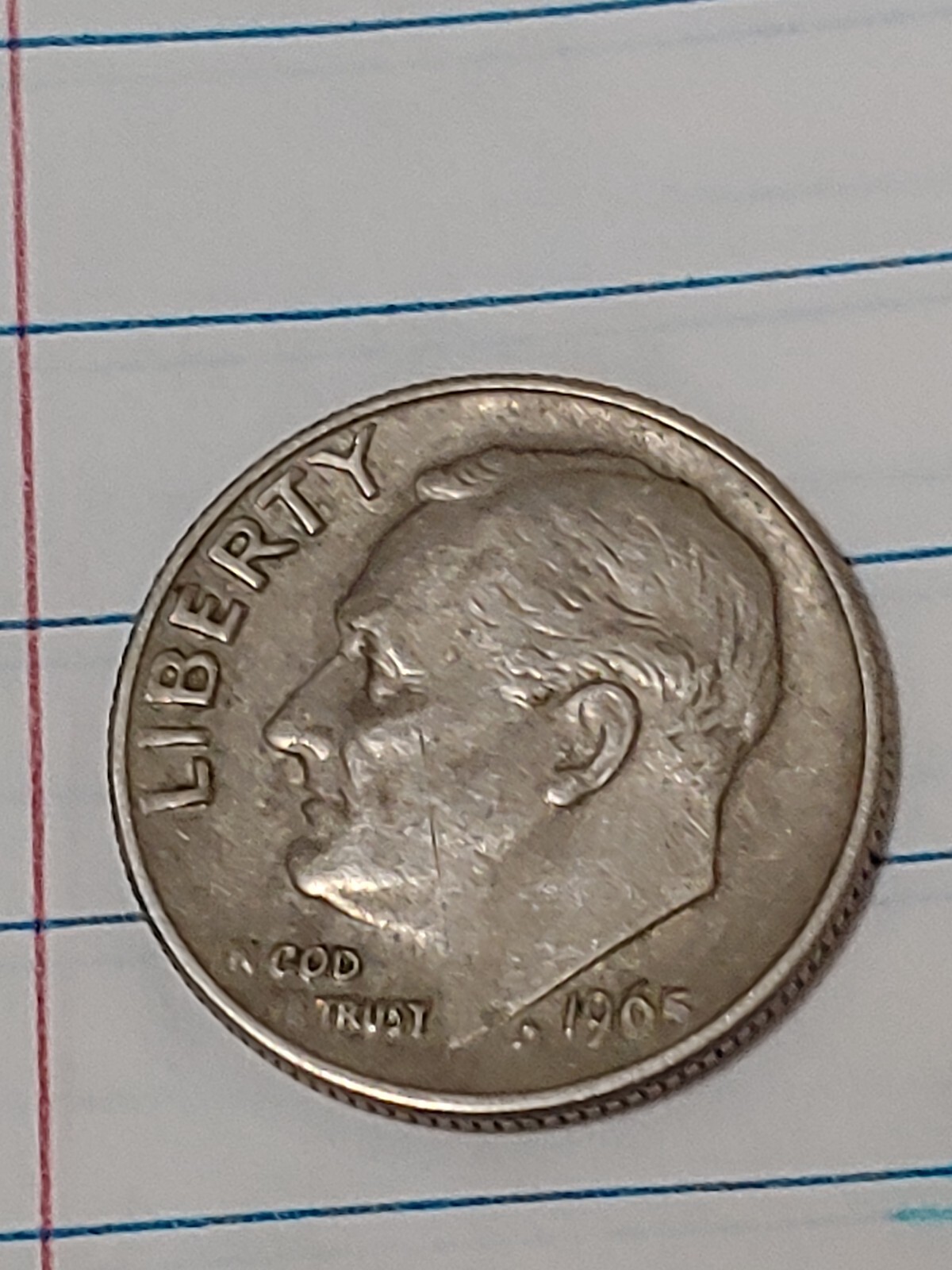 1965 no mint mark dime . no mint mark error . not silver . rare coin ...