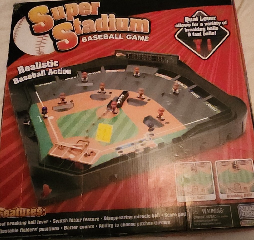 Game Zone Super Stadium Baseball Game with Realistic Baseball Action | eBay