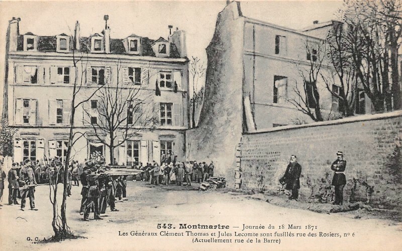 Montmartre - General Thomas And Lecomte Shot Rue Des Roses - 1871 ...