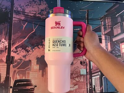 Stanley 40oz Stainless Steel H2.0 Flowstate Quencher Tumbler Flamingo ...