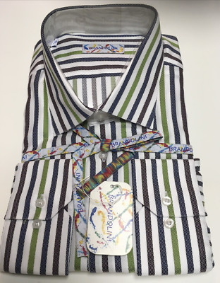 NEW MEN'S BRANDOLINI DRESS CASUAL BUTTON DOWN SHIRTS NEW WITH TAG | eBay