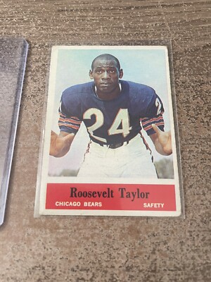 1964 Philadelphia #25 Roosevelt Taylor RC VG Chicago Bears | eBay