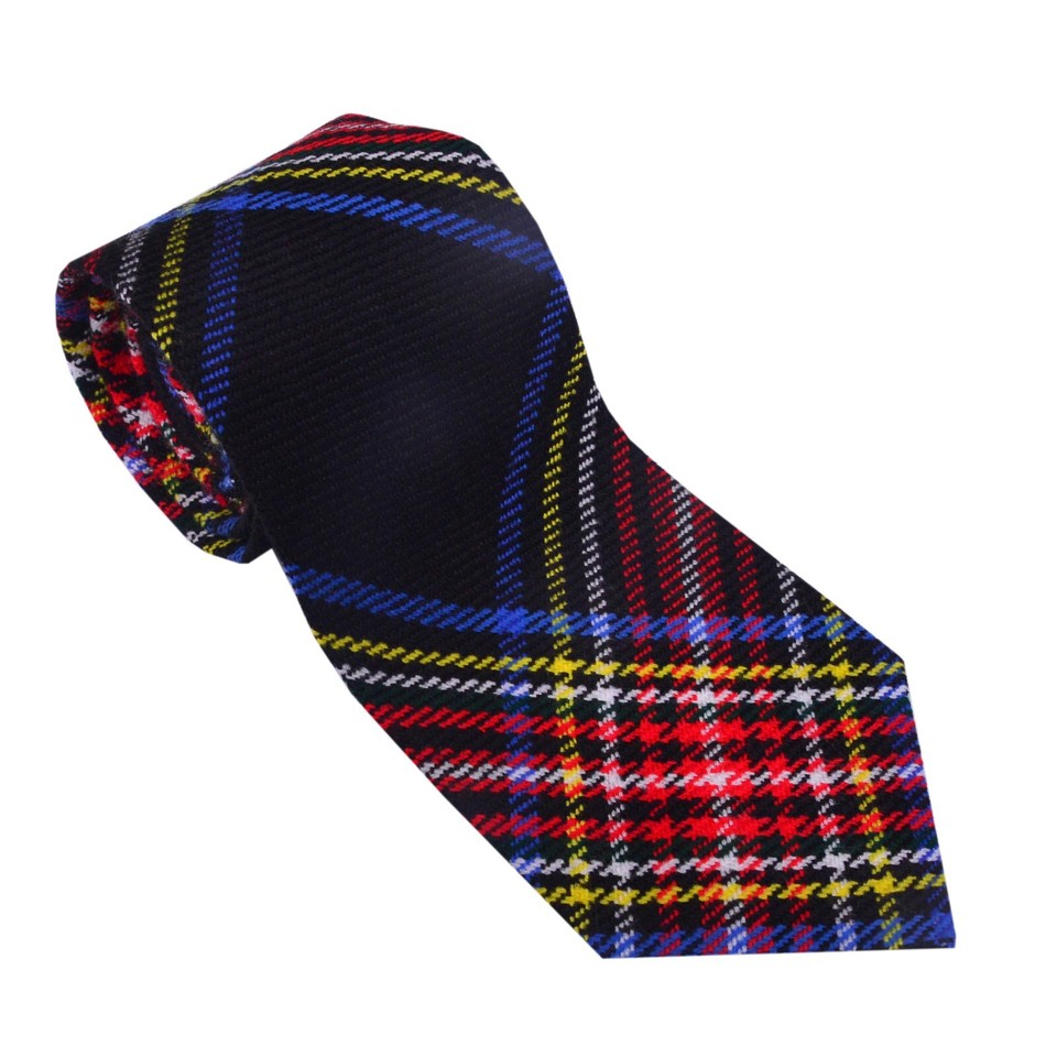 Men's Scottish Neck Ties For Kilt Various Clan Tartan Acrylic Wool ...