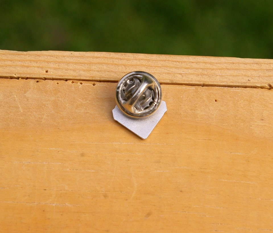 US West Bell Telephone Gold Tone Metal & Enamel 5/8" Lapel Pin Pinback ...