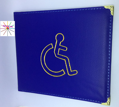 Disabled Blue Badge Protector Holder Cover Wallet PU Leather Safe ...