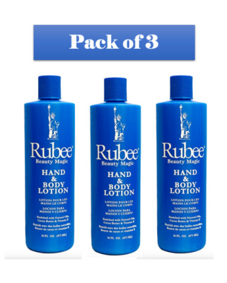 Rubee Hand & Body Lotion 16oz ( Pack of 3 ) | eBay UK