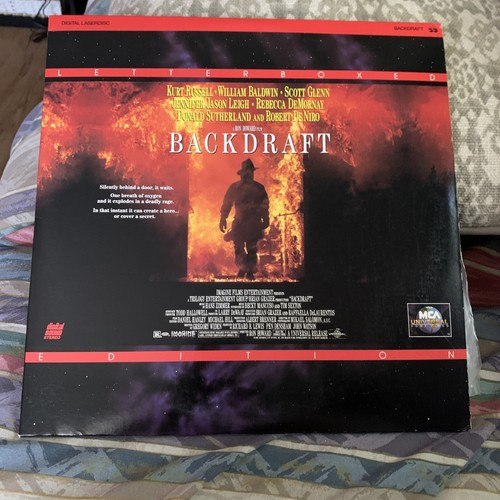 Backdraft LASERDISC 1991 Letterboxed Edition 2-Disc Set #88 | eBay