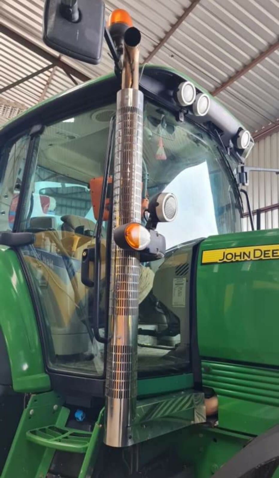 Exhaust Pipe for John Deere AL164277,AL155688+L168524 Stainless steel ...