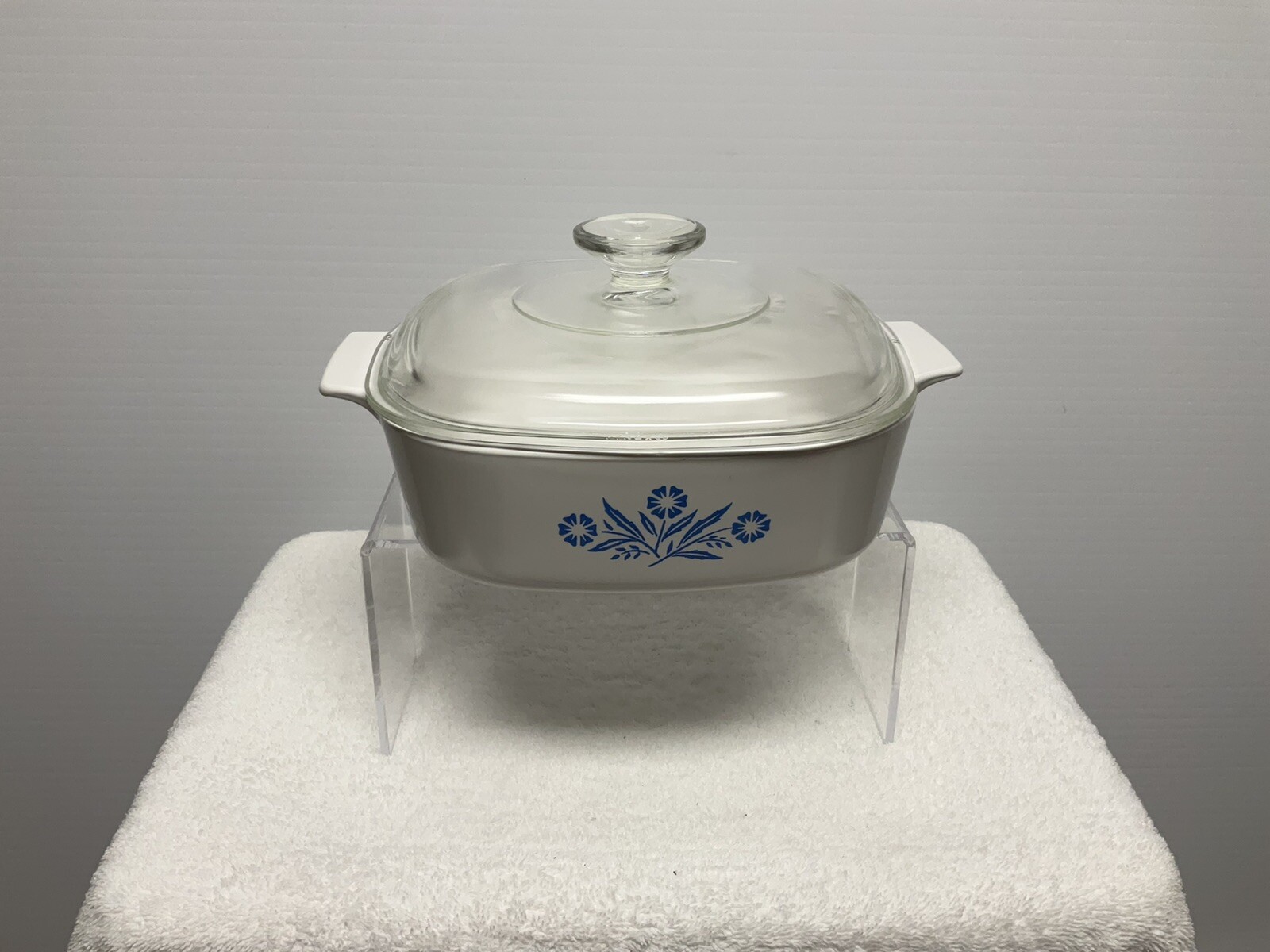 Blue Flower Corning Ware Dish A-2-B 2 QT. W/Lid 60’s or 70’sREDUCED! | eBay